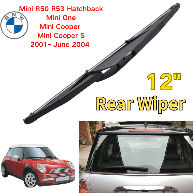 BMW Mini One/D/S/Cooper R50 R53 2001-2004 Rear Wiper Blade Silicone ...