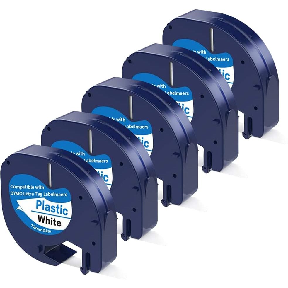 DYMO Compatible Label Tape LetraTag Refills 91201 91331 S0721660 ...