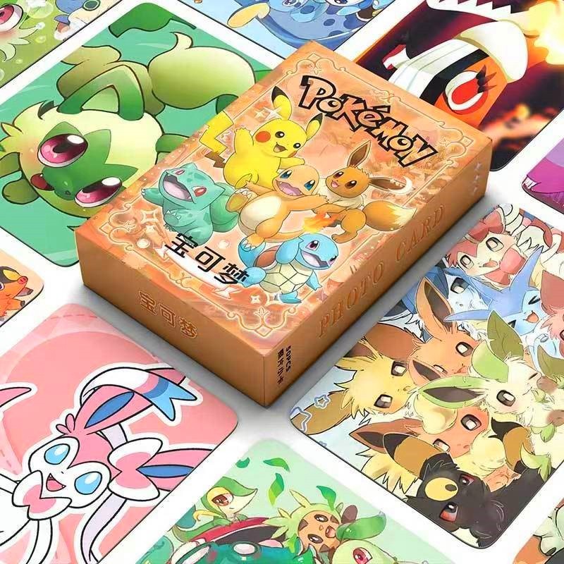 50PCS pokemon lomo cards Ash Ketchum, Pikachu and Charmander Collection ...