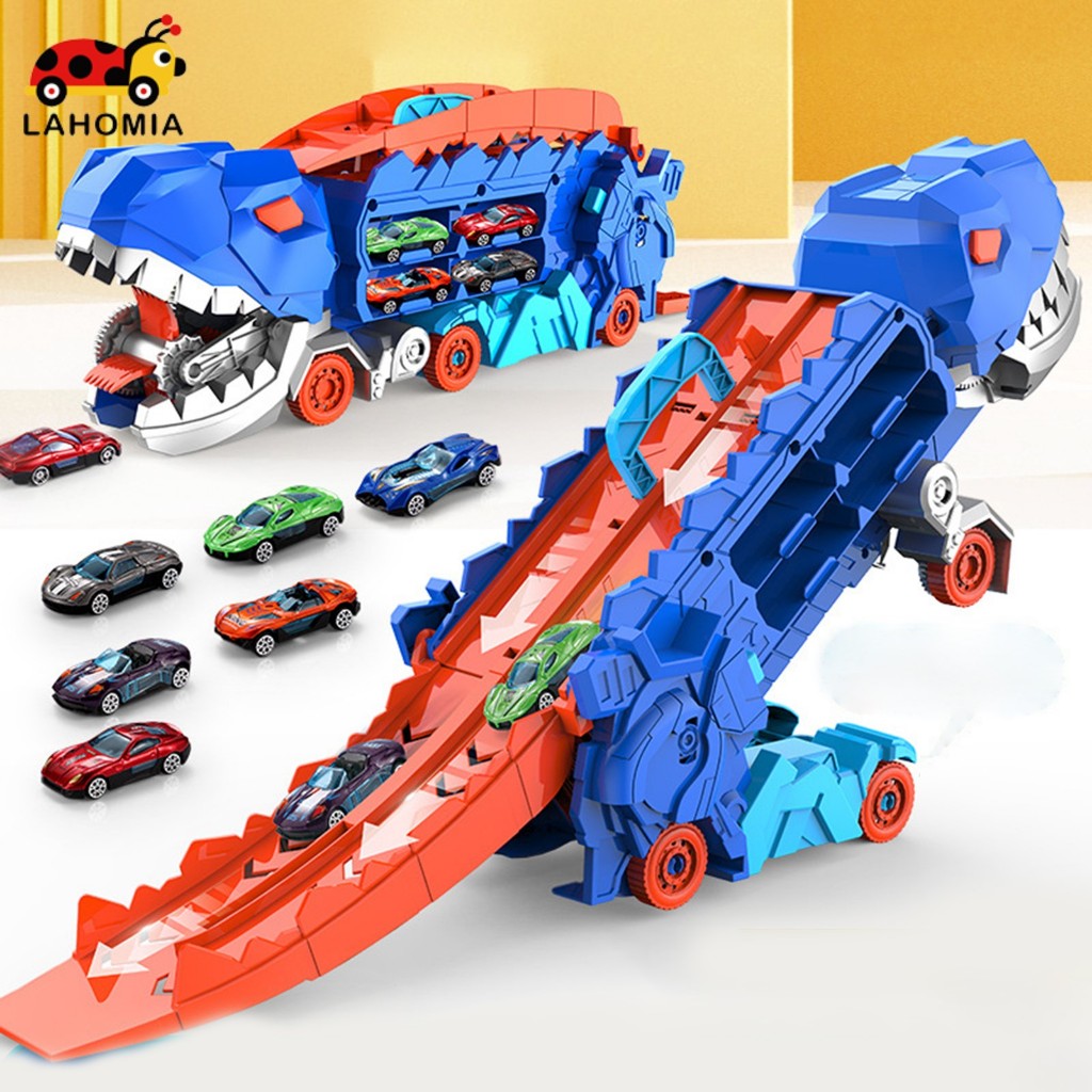 LAHOMIA Dinosaur Eating Cars Educational Toy Novelty Dinosaur ...