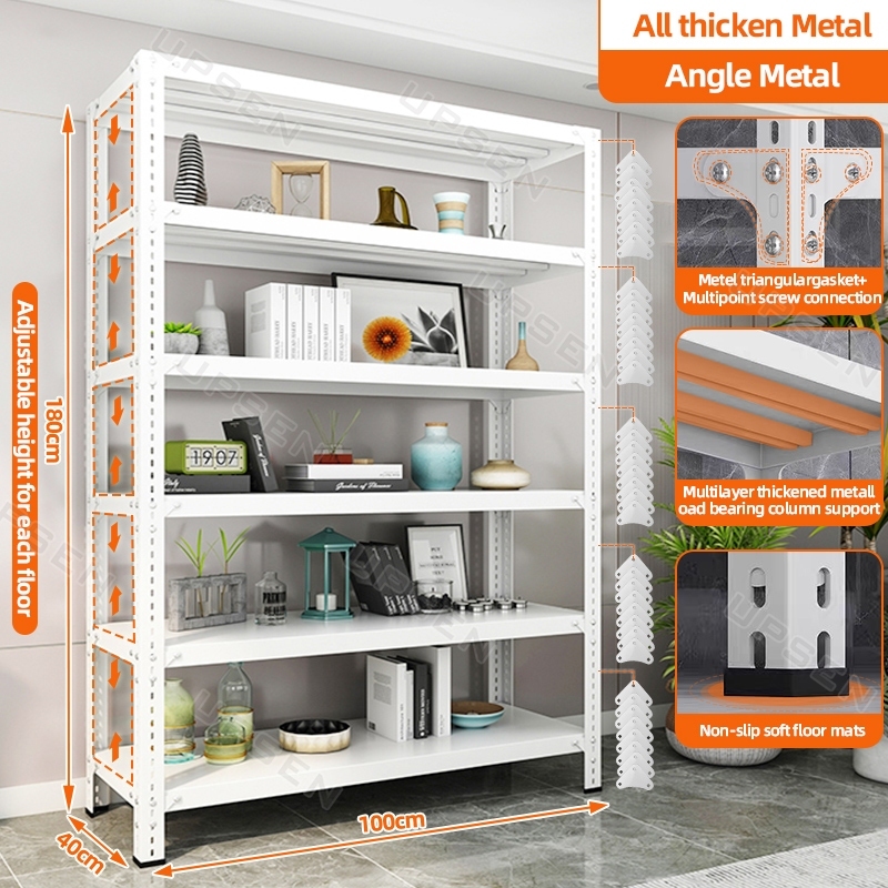 3-5 Tier Metal Boltless Rack Home kitchen Store Storage Rack Warehouse ...