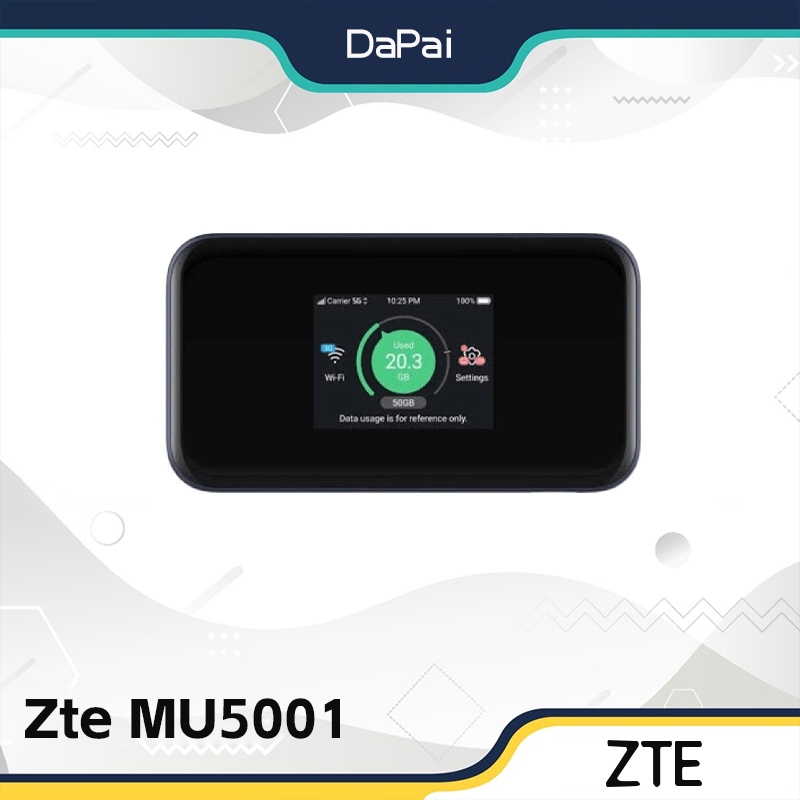 ZTE MU5001 5G Mobile WiFi6 Router Qualcomm SDX55 Support 5G Sub5 technology support up to 32 ...