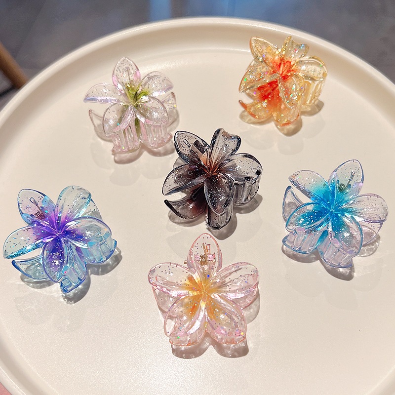 JOJO COCO Cross-Border Amazon 4cm Blue Transparent Glitter Egg Flower ...