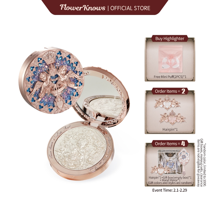 Flower Knows Little Angel Collection Embossed Highlighter 8g | Shopee ...