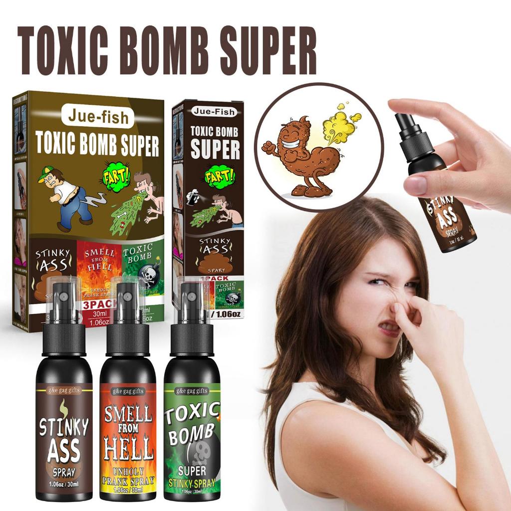 30ml Liquid Fart Gag Prank Joke Spray Can Stink Bomb Smelly Stinky Gags ...