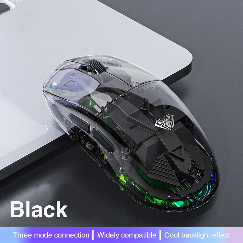 AULA SC660 Tri-Mode Game Mouse Wireless 2.4G/bluetooth/wired Backlight ...
