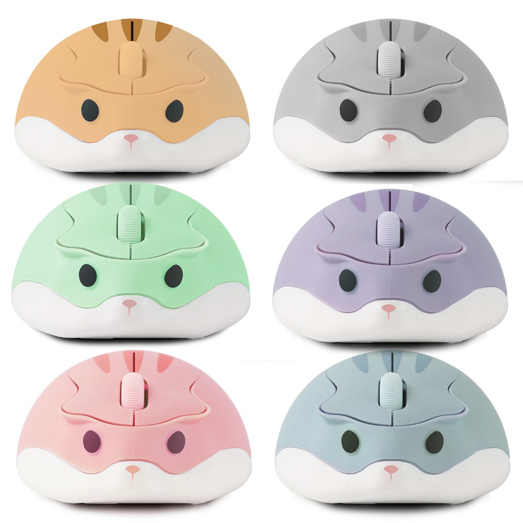Hamster 2.4G Wireless Mouse Cute Cartoon USB Mice 1200DPI Mause For PC ...