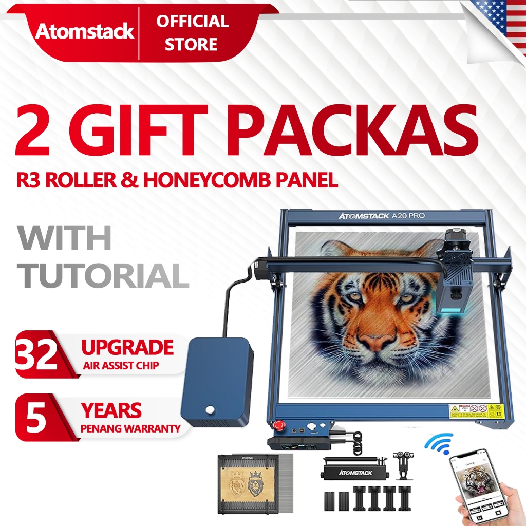 Atomstack A20 Pro Laser Engraver Engraving Cutting Machine With F30 Pro ...