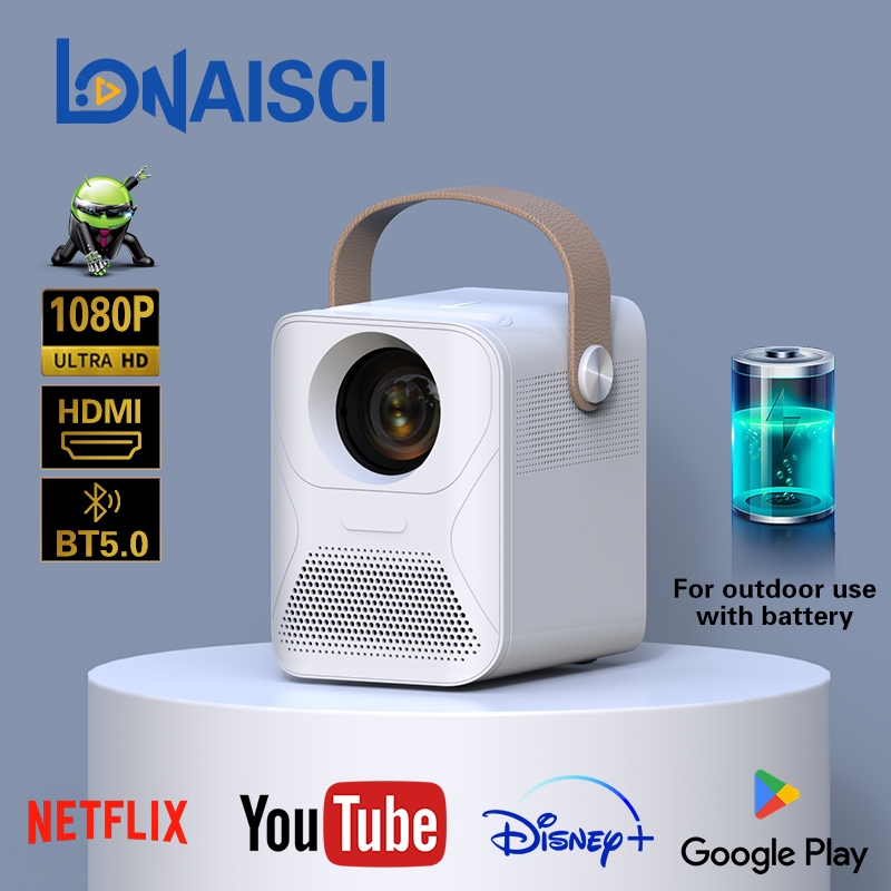 Mini Outdoor Projector For Phone Portable Android Smart Projector HDMI ...