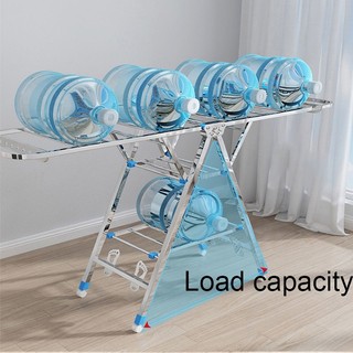 LiGO Foldable Sampayan Stainless Steel Clothes Hanger Airfoil Clothes ...