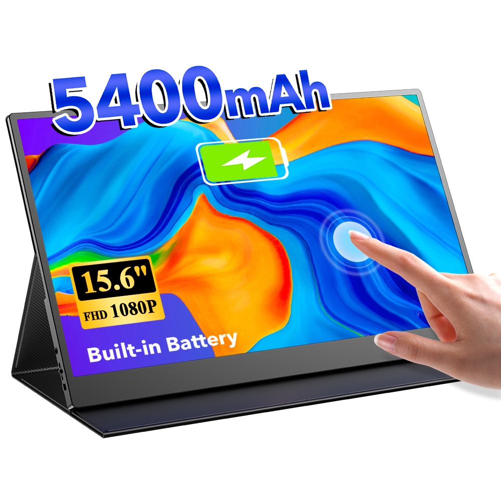 UPERFECT 15.6 Portable Monitor 1080P FHD Touch screen Gaming IPS 60Hz ...