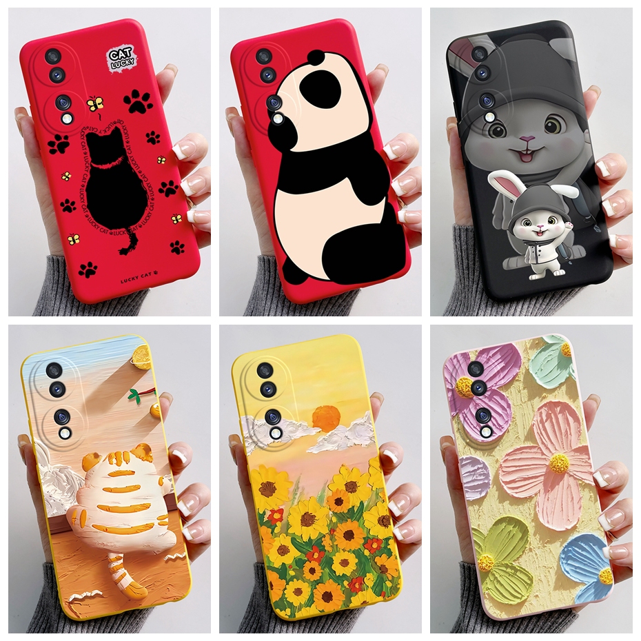 Honor 70 / Honor 70 Pro Case Newest Cartoon Pattern Silicone Soft Cover ...