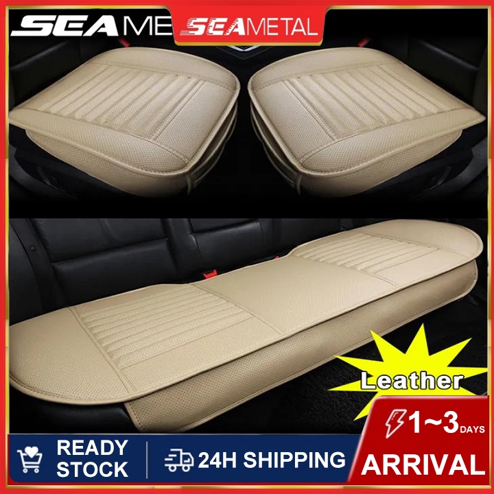 【ready Stock】seametal Car 1pcs Full Set Car Front Seat Cover Breathable