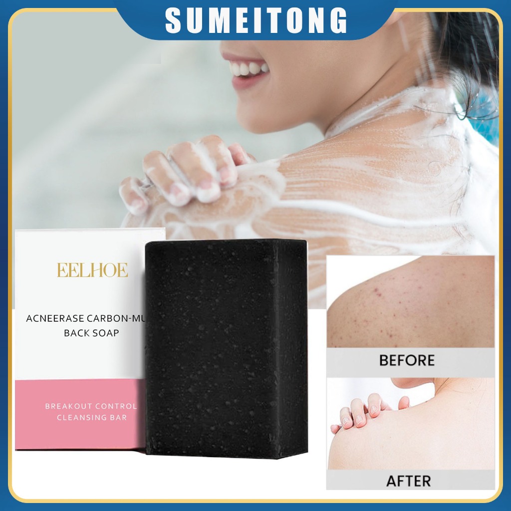 eelhoe Carbon Bar Soap Whitening Body Soap Cleansing Skin Lightening ...