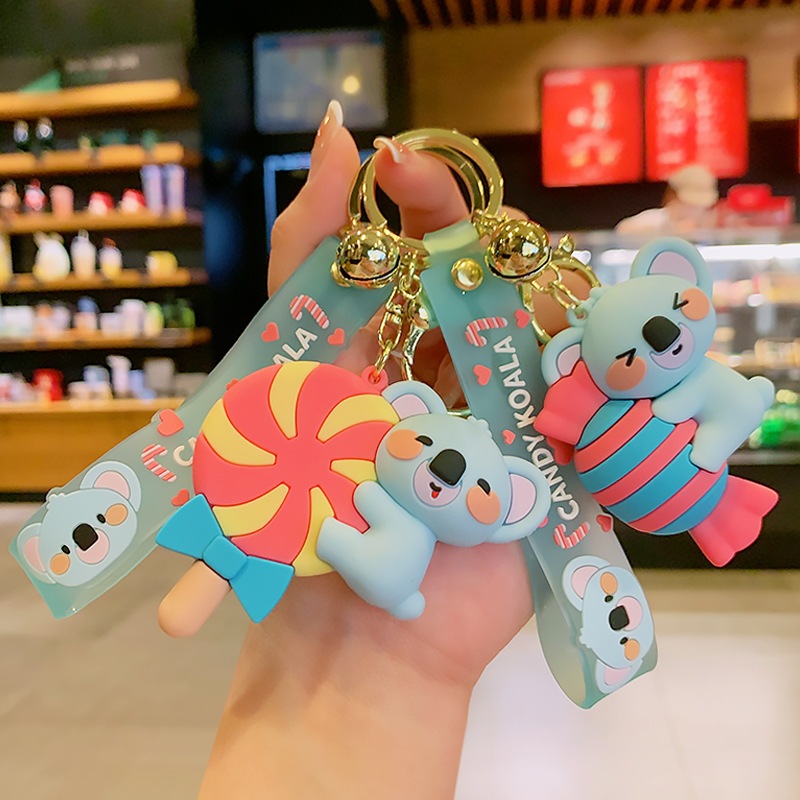 Wombat Candy Koala Keychain Cartoon Pendant Car Key Backpack Doll Small ...