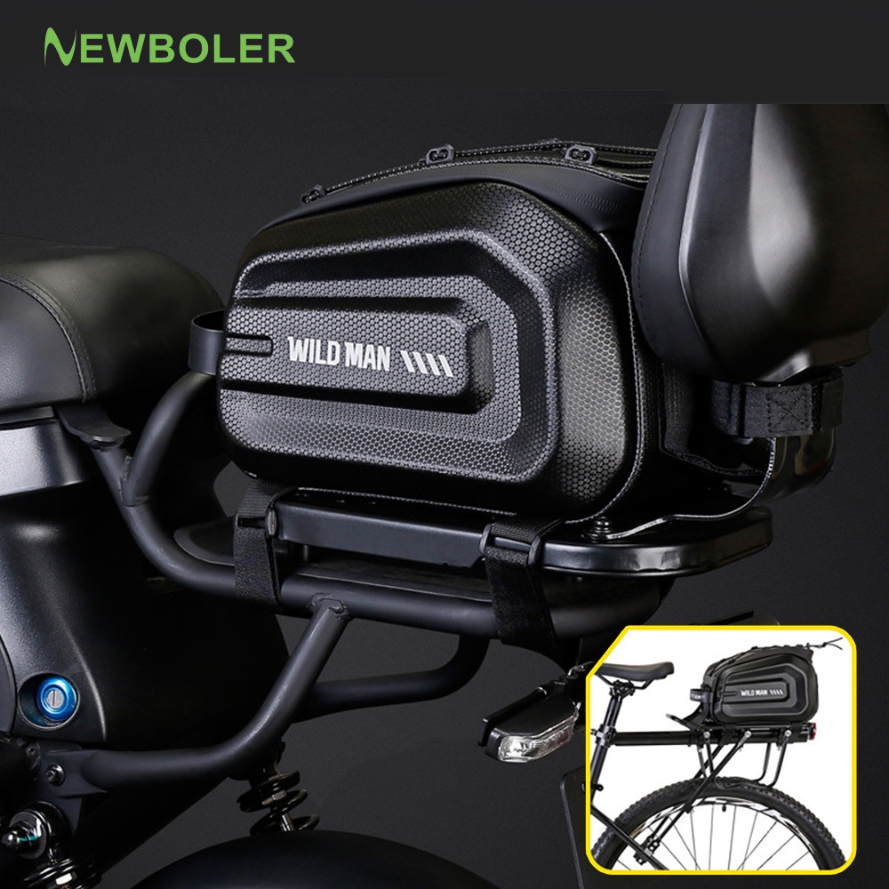 Newboler 4L EVA Hard Shell Bike Bag Waterproof Bicycle Rear Seat Bag ...