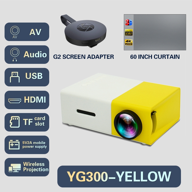 Projector Mini For Phone Portable Home Theater Murah Mini Projektor Led ...