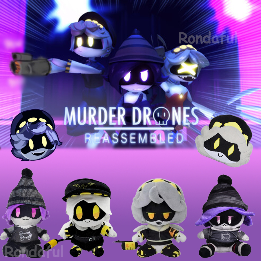 Game MURDER DRONES 3 Plush Toy Cartoon Uzi Serial Designation N V Plush ...