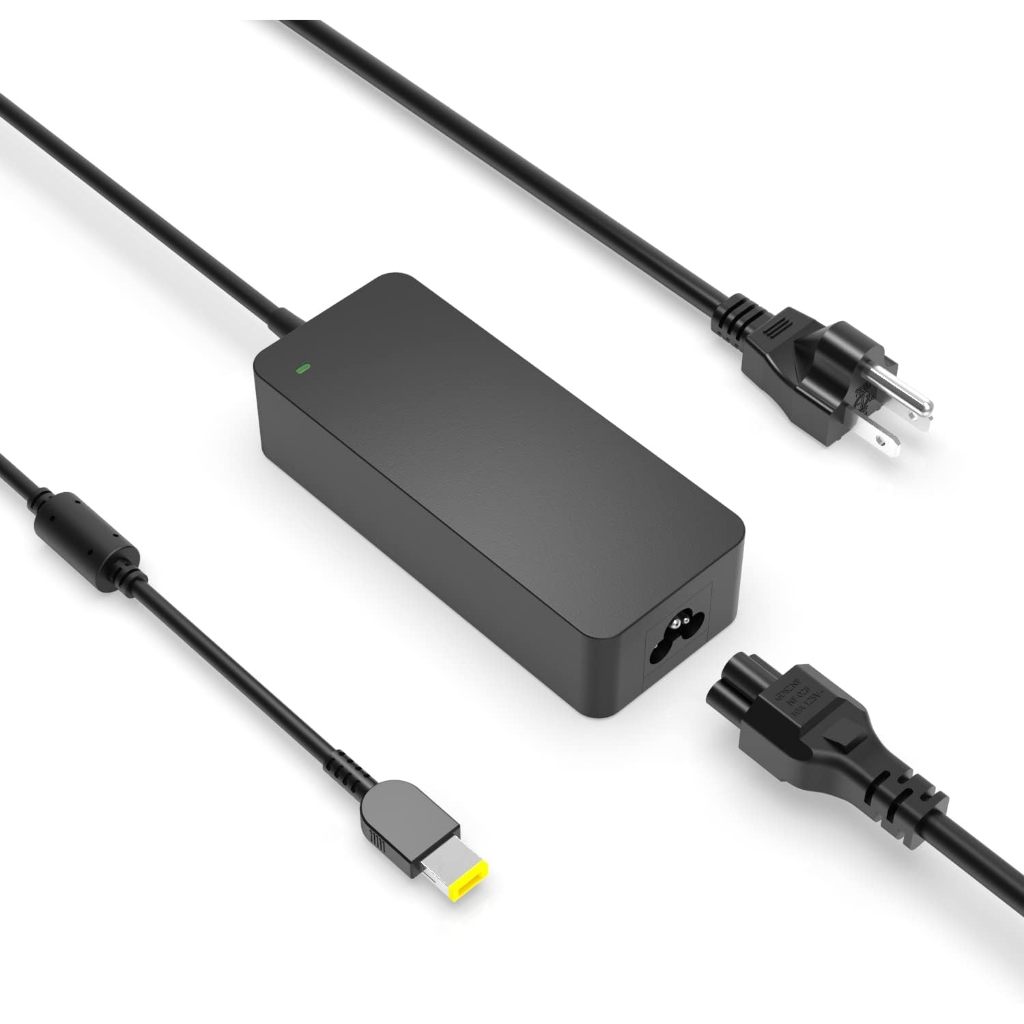 Square Tip 90W AC Charger Fit for Lenovo Thinkcentre X1 Tiny Y27gq Y27q ...
