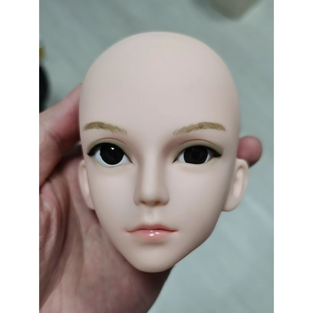 60cm Male Doll's Head with Make Up 1/3 BJD Doll Part DIY Toy Normal ...