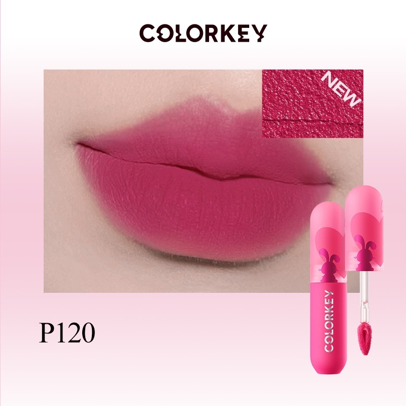 Colorkey Mousse Lip Mud Matte Texture Lip Gloss Liquid Lipstick Non ...
