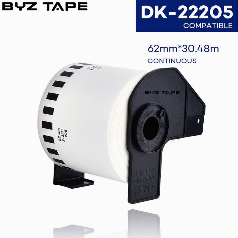BYZ TAPE DK22205 Thermal Paper Roll Shipping Label 62mm*30.48m ...