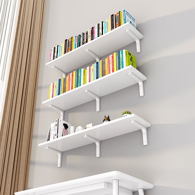Wall Hanging Shelf Floating Shelving Home Decorative Wall Mounted Rack ...