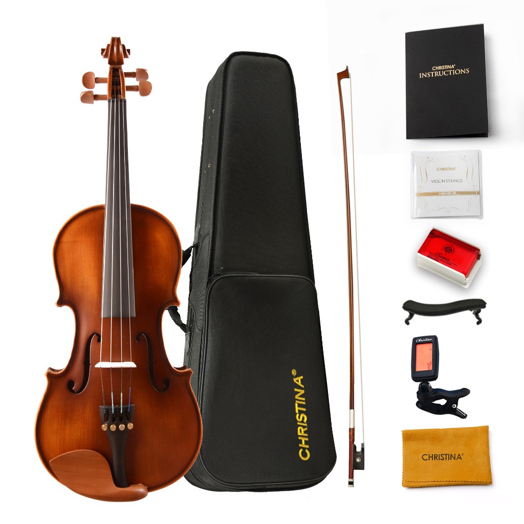 Christina V02 matte Violin Instrument Adult Full Size Violin Kit ...