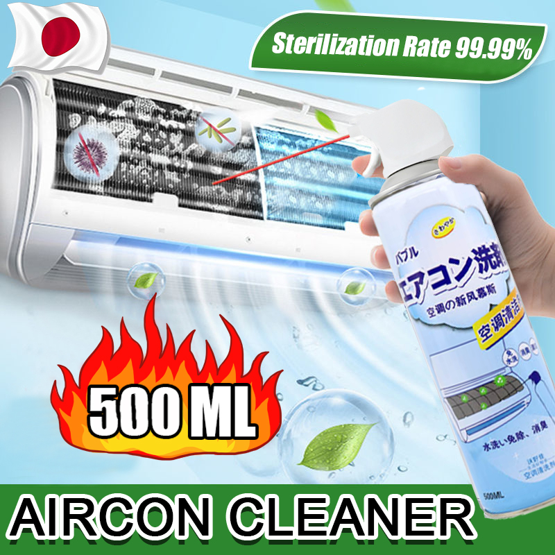 Aircon Cleaner Spray Foam Made in Japan Air Conditioner Cleaning Foam ...