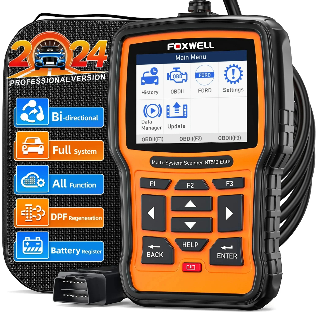 Foxwell NT510 Elite Brand Vehicle Specialty Scan Tool Full System ...