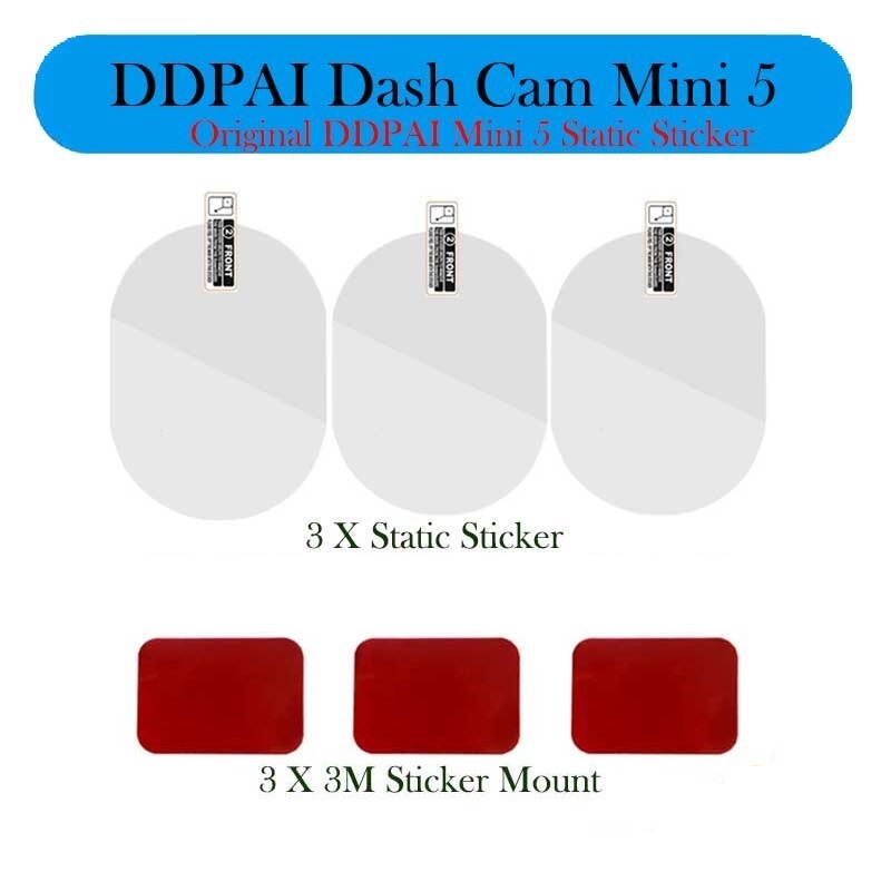 For DDPAI Dash Cam Mini 5 Dash Cam Smart 3M Film And Static Stickers ...