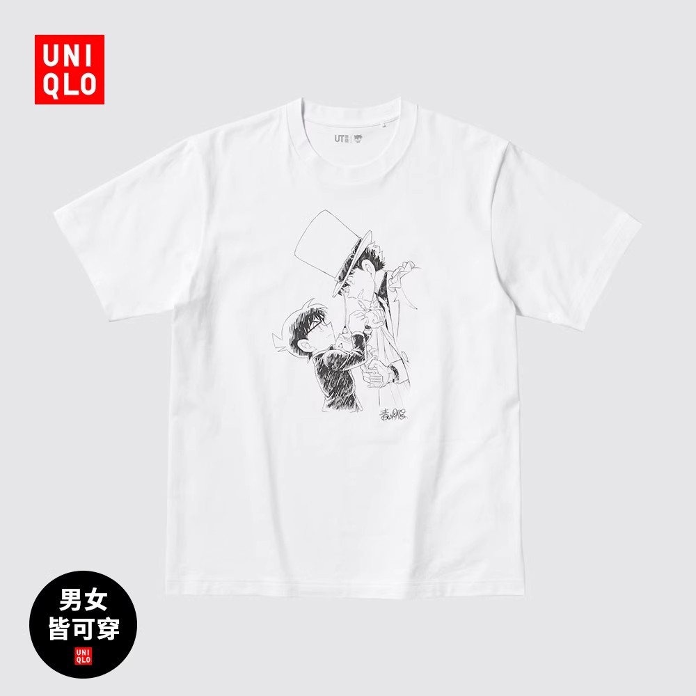 Uniqlo Men's and Women's UT Detective Conan Joint Printed T-shirt ...