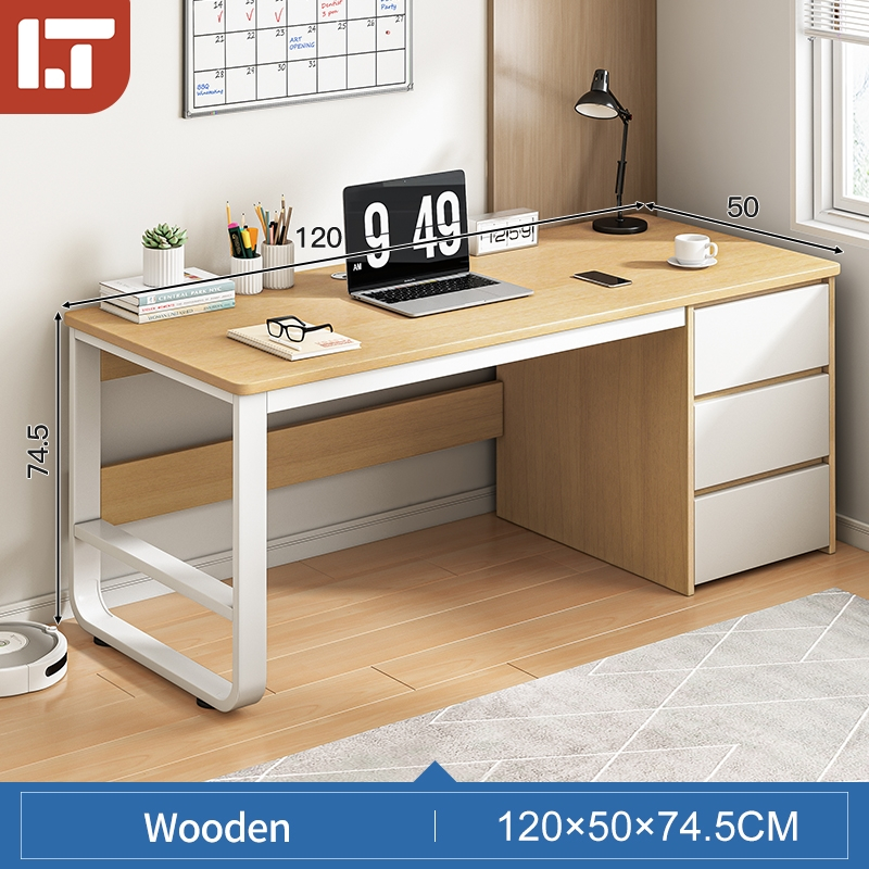 Office Table With Drawers 160CM Study Table Computer Table Modern ...