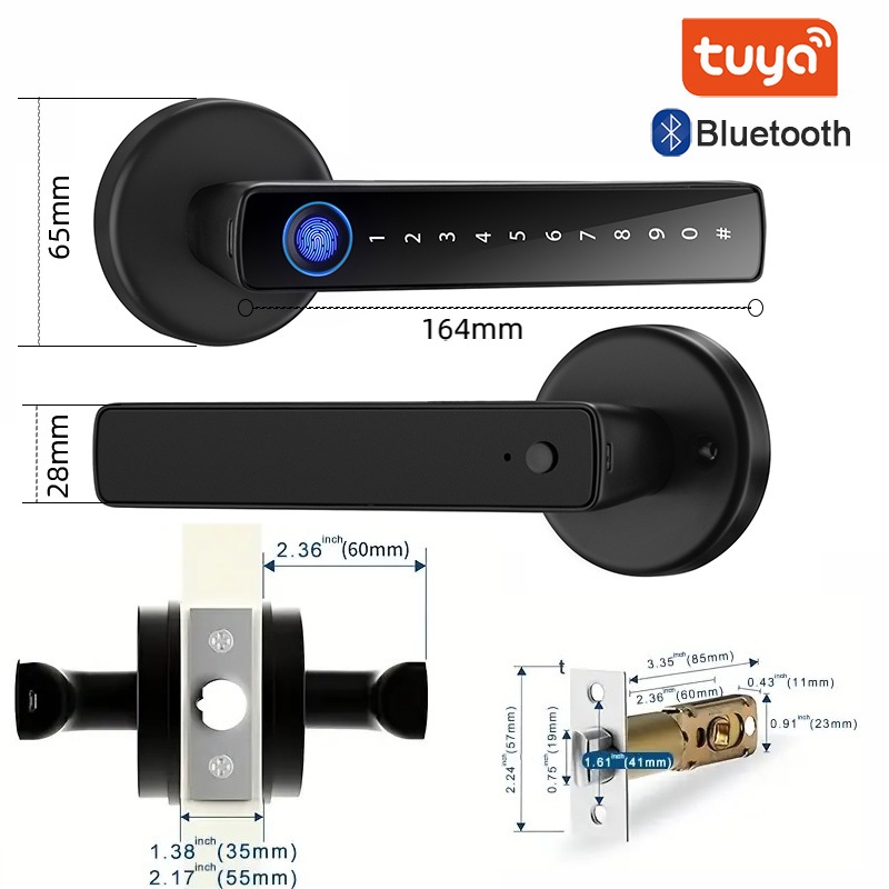 XSDTS 3D Face Smart Door Lock Tuya WIFI Security Camera Monitor Intelligent Fingerprint Password ...