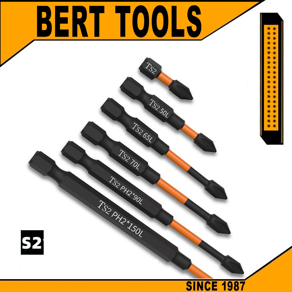 BERT 🇲🇾｜Magnetic Screwdriver Bit Set S2 Alloy Steel Screwdriver Drill ...
