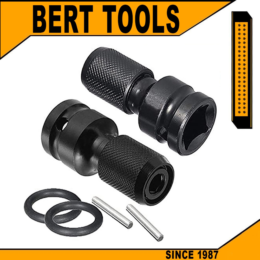 BERT🇲🇾 | Impact Socket Adapter 1/2-Inch Square Drive to 1/4-Inch Hex ...