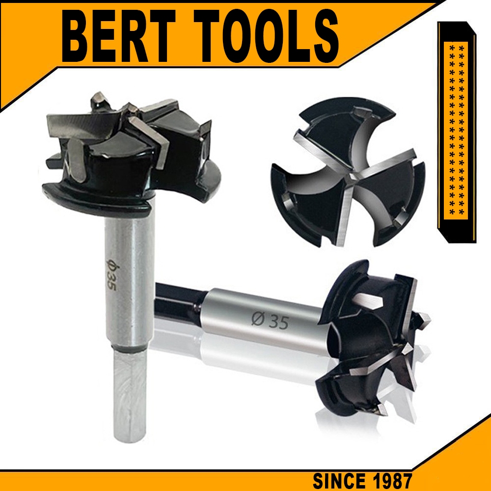 BERT 🇲🇾｜Drill Bit Three-blade Hard Alloy Woodworking Hole Opener ...