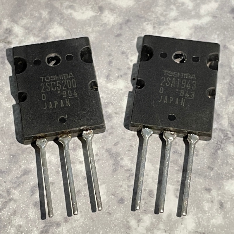 2SA1943 2SC5200 ORIGINAL TOSHIBA ( Recon ) A1943 C5200 TTA1943 TTC5200 PNP Power Transistor ...