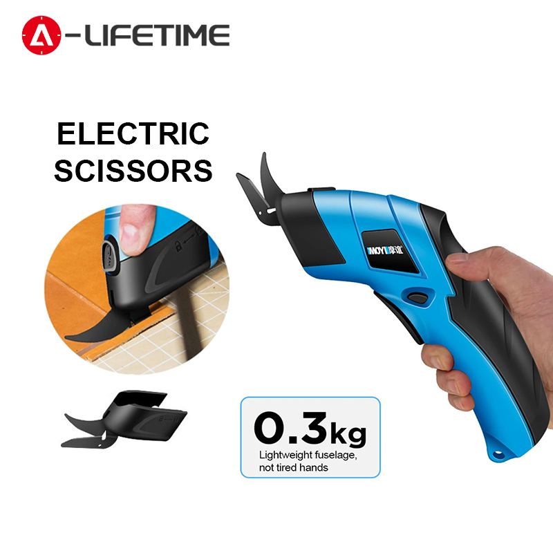 Rechargeable Electric Scissors Tungsten Steel Cutter Head Cordless ...