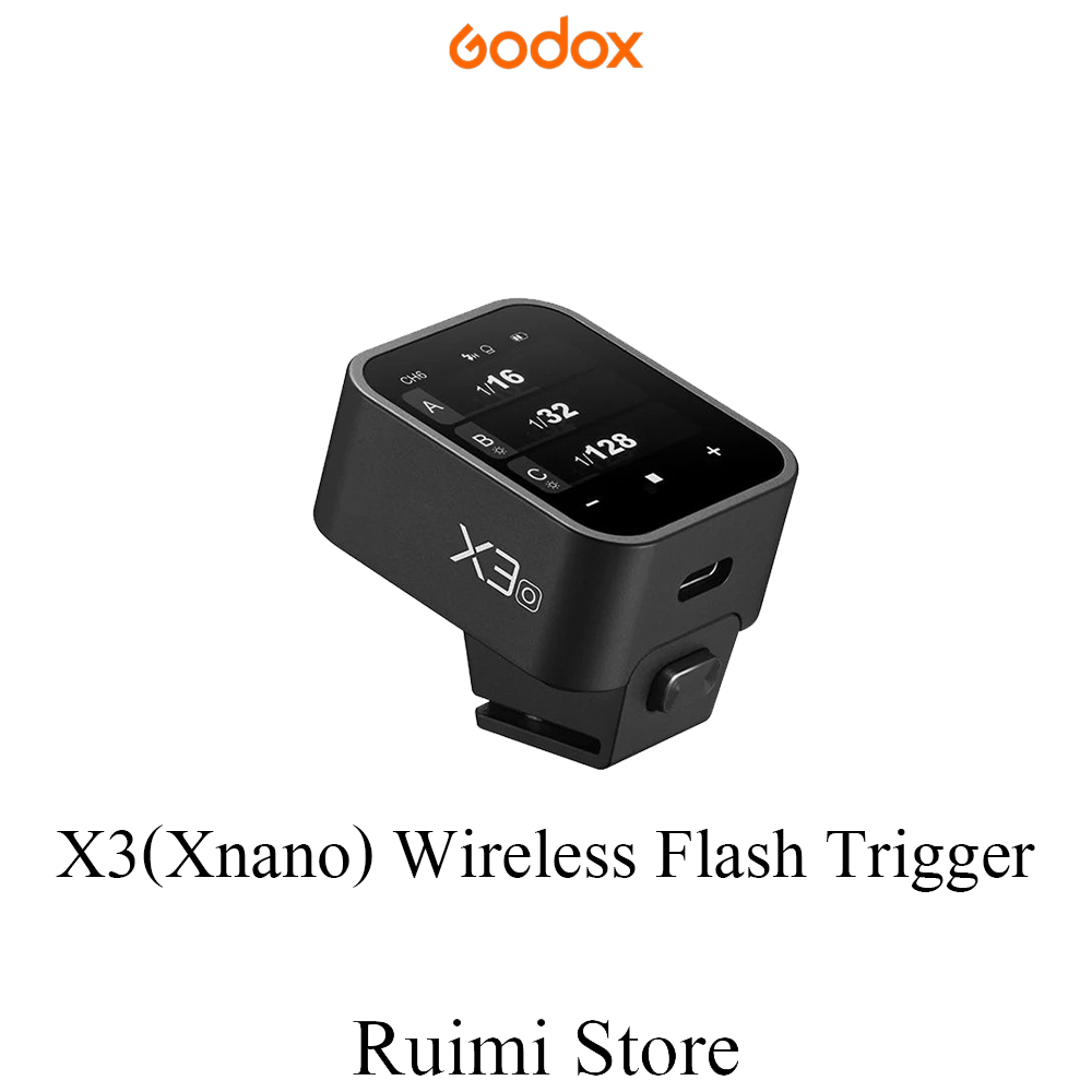 Godox X3 TTL HSS 2.4G Wireless Flash Trigger OLED Touch Screen Transmitter Quick Charge Xnano ...
