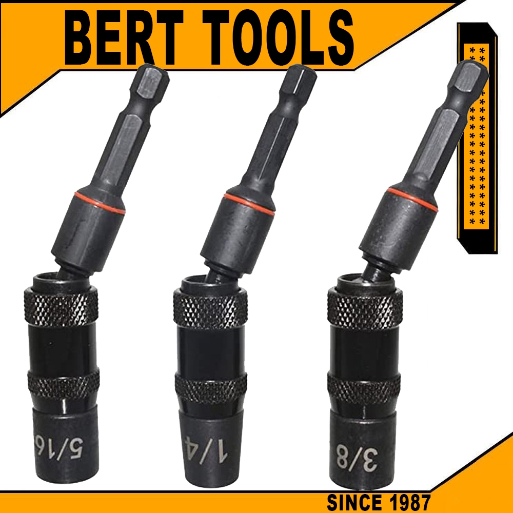 BERT🇲🇾｜Magnetic Pivoting Nut Driver Set Hex Shank Quick Change Power ...