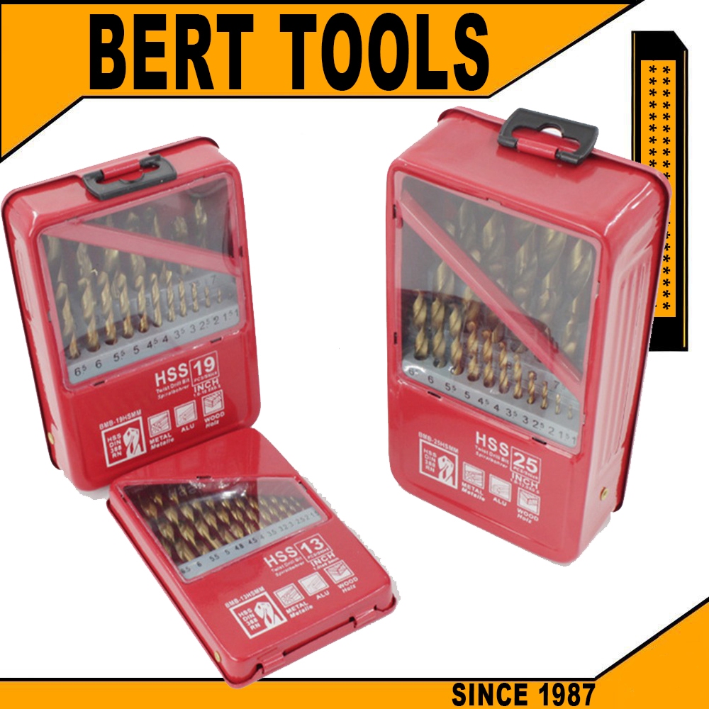 BERT🇲🇾｜Metric M42 8% Cobalt Twist Drill Bits Set for Stainless Steel ...