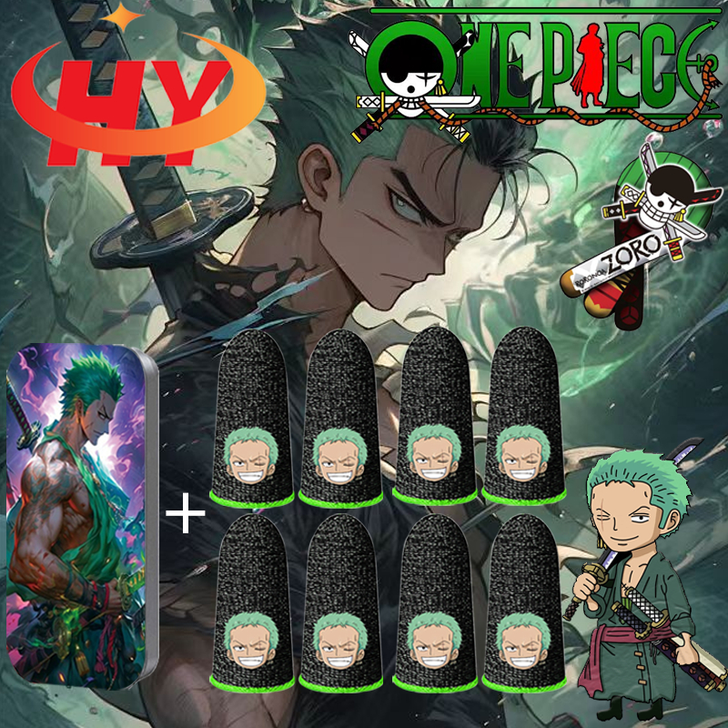 【Ship Within 24 Hours】HY One Piece 【Zoro】Gaming Finger Sleeve gloves ...
