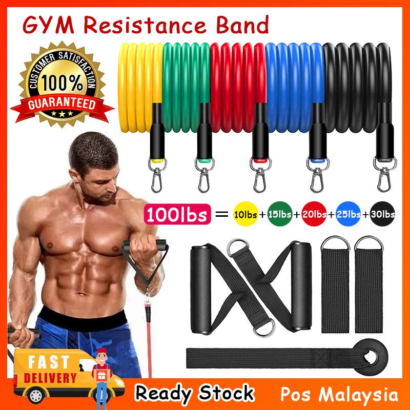 11pcs / Set Resistance Band Body Fitness Rope Equipment Pull Rope ...