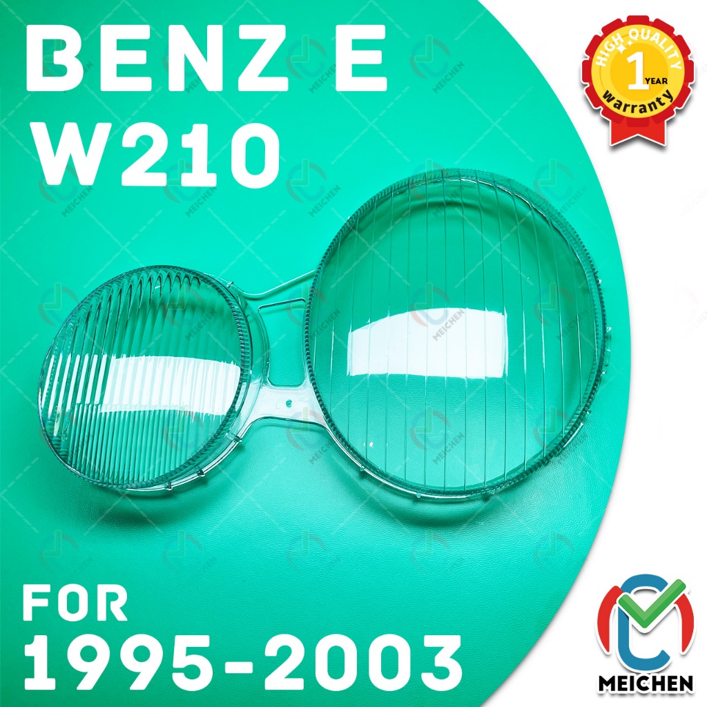 Mercedes Benz W210 (1995-2003) E200 E240 E320 E430 Headlamp cover Headlamp Lens Cover Headlight ...