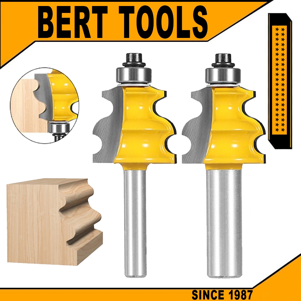 BERT🇲🇾｜Router Bit Architectural Molding Corner Rounding Edge-Forming ...