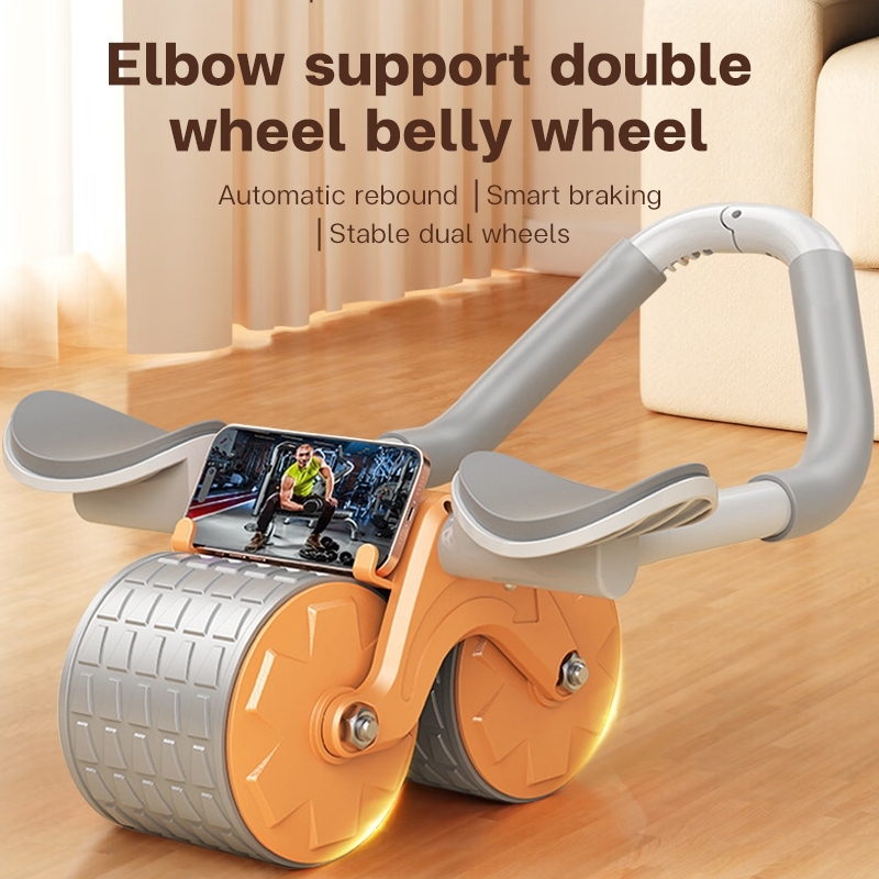 FUYOGI Ab Rollers Wheel Automatic Rebound Professional Elbow Support ...