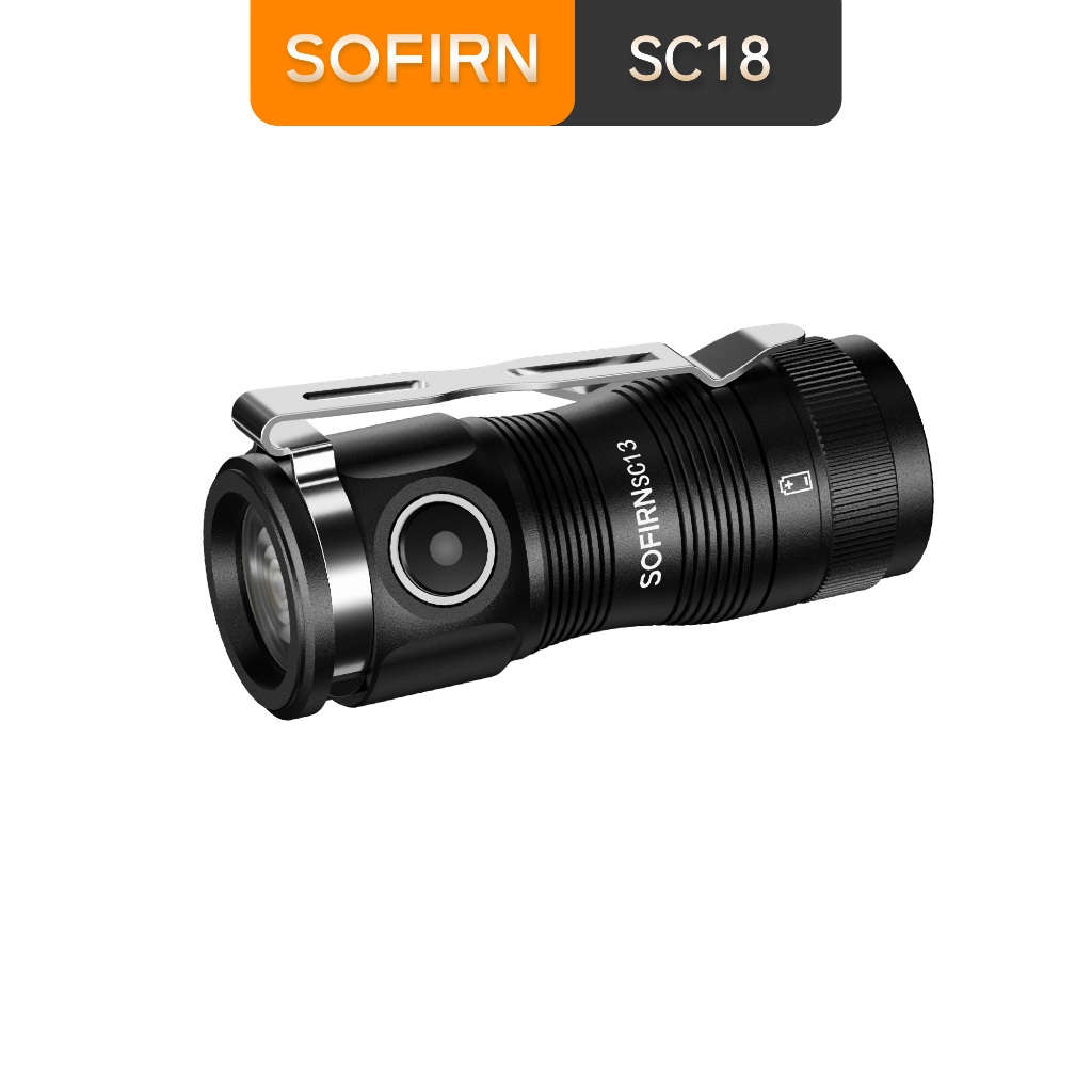 Sofirn SC13 Keychain Flashlight Rechargeable USB C 1300 Lumens Small ...