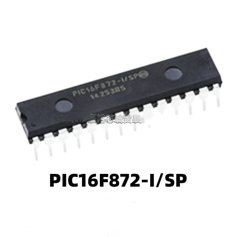 Chip PIC16F872-I/SP DIP28 Microcontroller MCU 20MHz 8-Bit Flash Memory Microcontroller In-Line ...