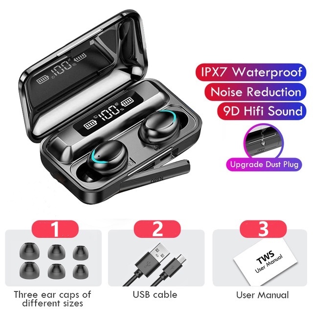M90 Pro TWS earphone bluetooth 5.3 Dual Call Game Headphone Touch ...